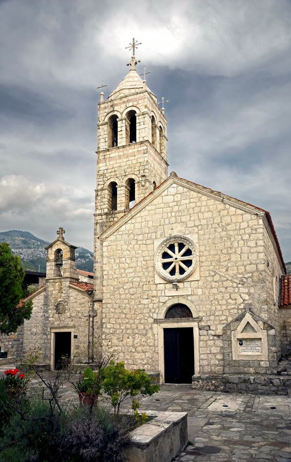 Monastery of Rezevici 1 stock image. Image of cross, stone - 45015231