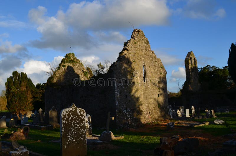 Monastery Ruins in Adare Ireland Stock Photo - Image of archangel ...