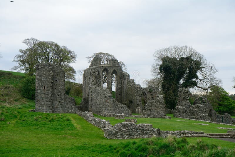 Monastery Ruins, Inch, Northern Ireland Stock Image - Image of irish ...