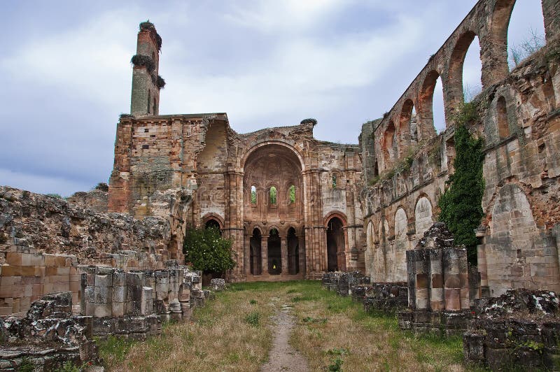 Monastery in ruins stock photo. Image of convento, building - 35236384