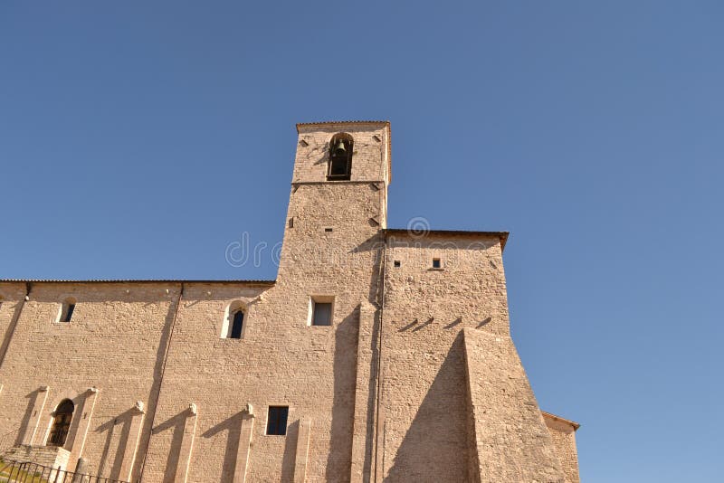 Monastery S. Francesco in Umbria Stock Photo - Image of building ...
