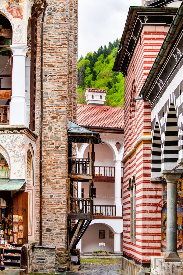 Monastery of Saint Ivan of Rila Rila Monastery, Bulgaria Stock Photo ...