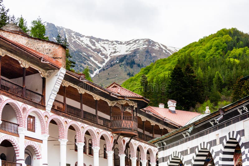 Monastery of Saint Ivan of Rila Rila Monastery, Bulgaria Stock Photo ...