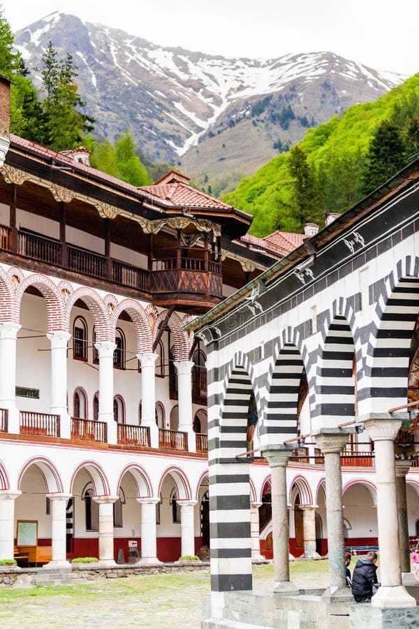 Monastery of Saint Ivan of Rila Rila Monastery, Bulgaria Stock Image ...