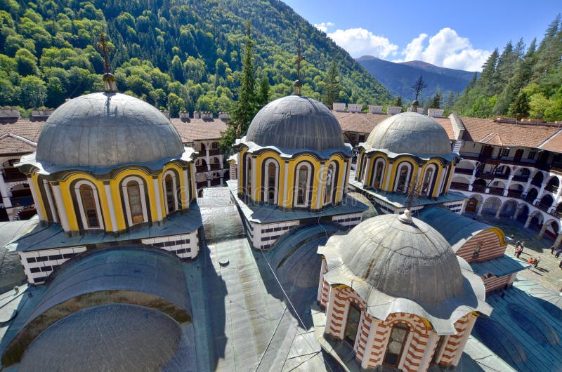 Monastery of Saint Ivan of Rila Editorial Photo - Image of arcade ...