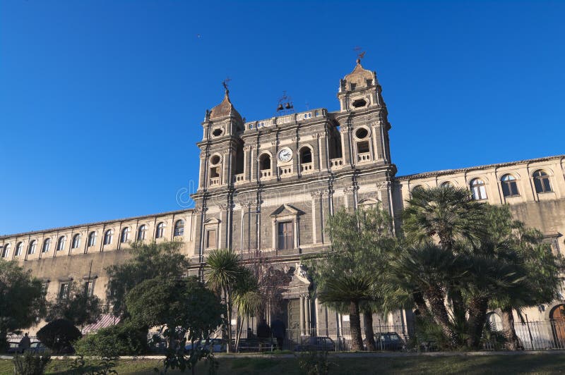 Monastery of Saint Lucia in Adrano, Sicily Stock Image - Image of italy ...