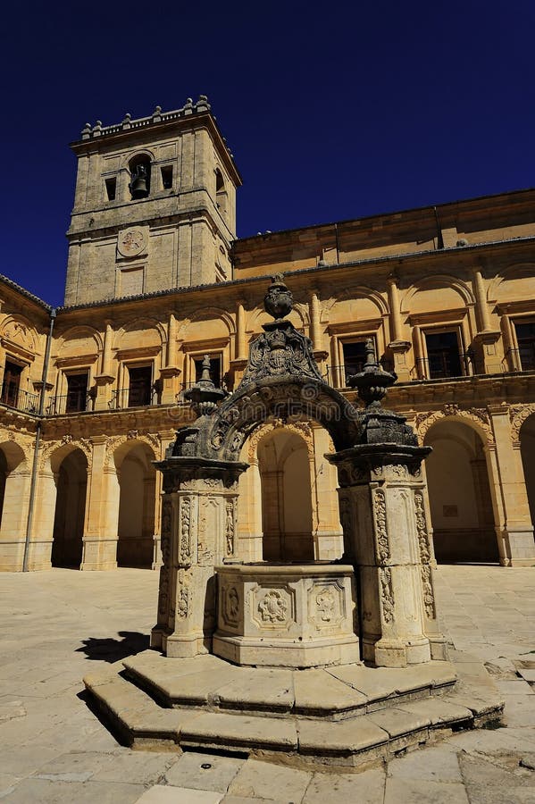 Monastery of Santiago De Ucles in Cuenca Stock Image - Image of ...