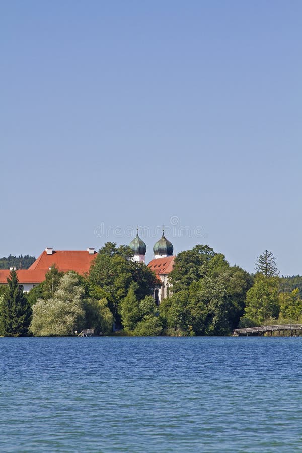 Monastery Seeon stock image. Image of abbey, seeon, island - 26982445