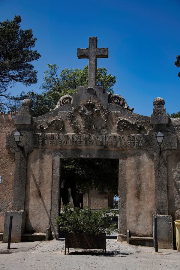 Monastery on the Spanish Island of Majorca Stock Photo - Image of ...