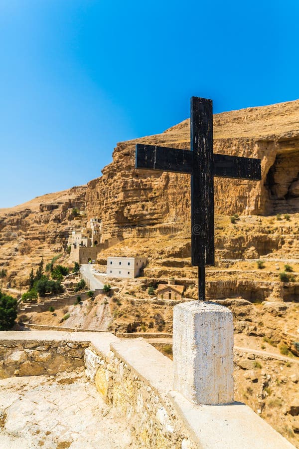 Monastery of St. George stock image. Image of place, qelt - 65317455