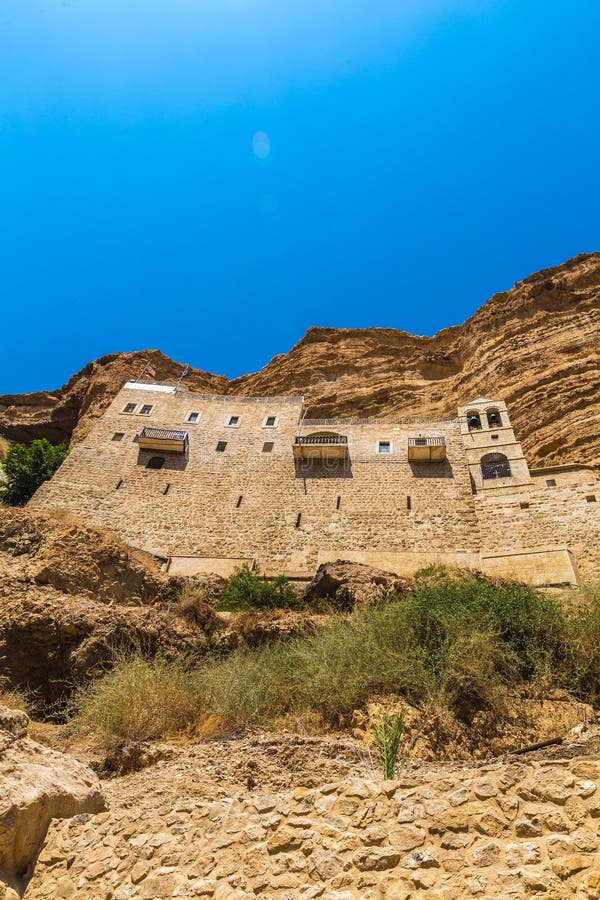St. George Monastery, Wadi Qelt Gorge, West Bank, Israel Stock Photo ...