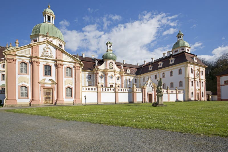 Monastery of St. Marienthal, Germany Stock Image - Image of pilgrim ...