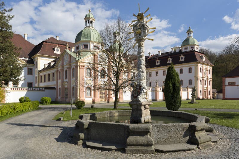 Monastery of St. Marienthal, Germany Stock Image - Image of germany ...
