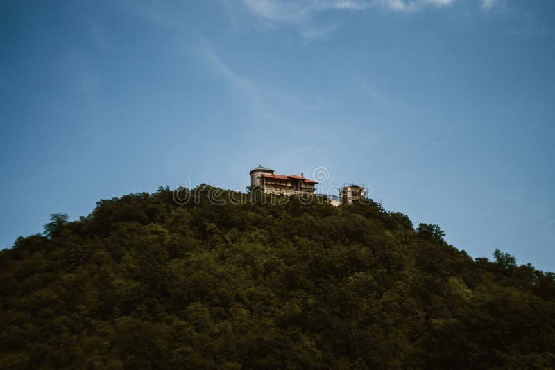 Monastery on Top of the Hill Stock Photo - Image of cloud, grass: 170650436