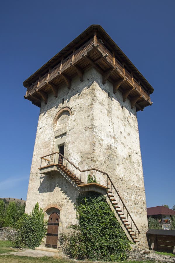 Monastery tower stock image. Image of fortification, orthodox - 65321081