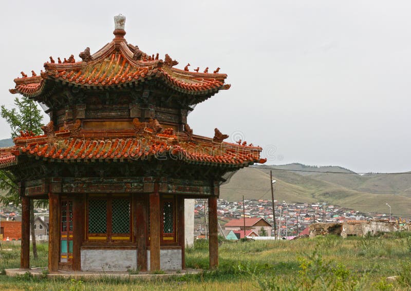 Mongolia buddhist temple stock image. Image of church - 8008947
