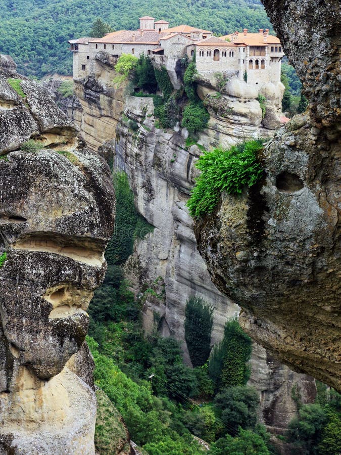 The Monastery of Varlaam, Meteora, Greece Stock Image - Image of greece ...