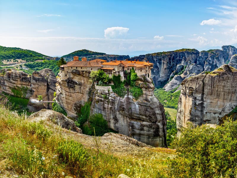 The Monastery of Varlaam is the Second Largest Monastery Stock Photo ...