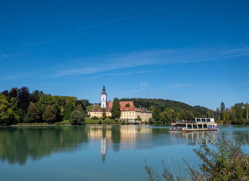 Monastery Vornbach in Bavaria Germany Stock Image - Image of innviertel ...