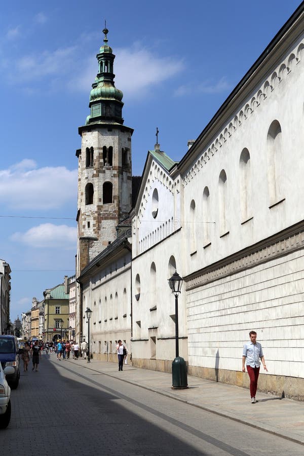 Monastery Wall in Krakow, Poland Editorial Photography - Image of ...