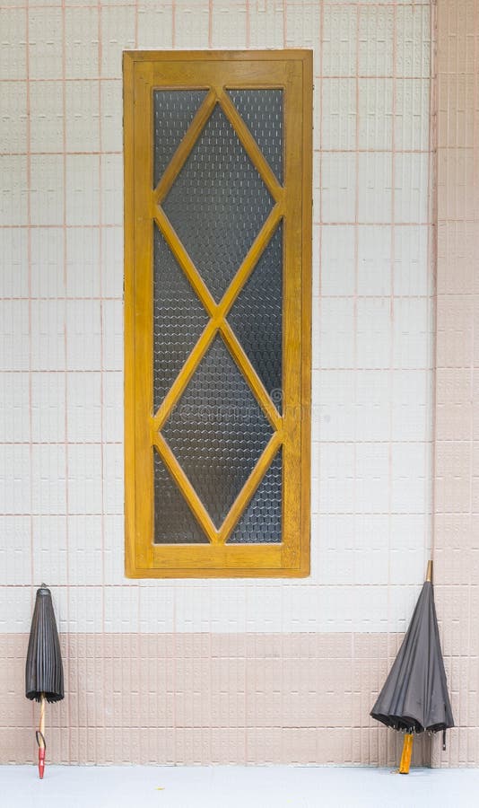 Monastery window stock photo. Image of umbrelas, people - 60127396