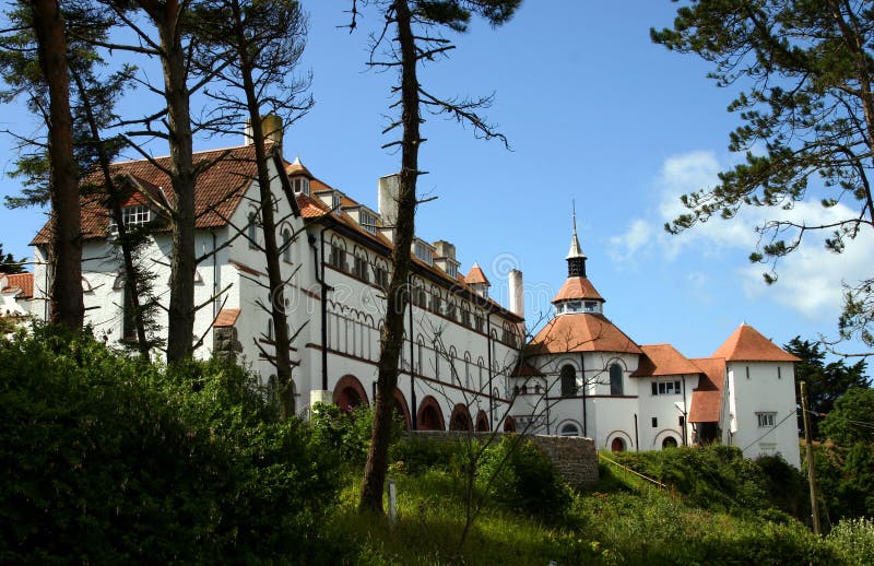 Monastry on Caldy Island stock image. Image of monastry - 6848723