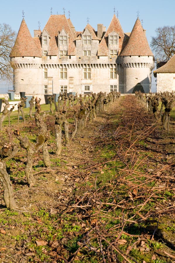 Monbazillac Chateau stock image. Image of europe, travel - 17861415