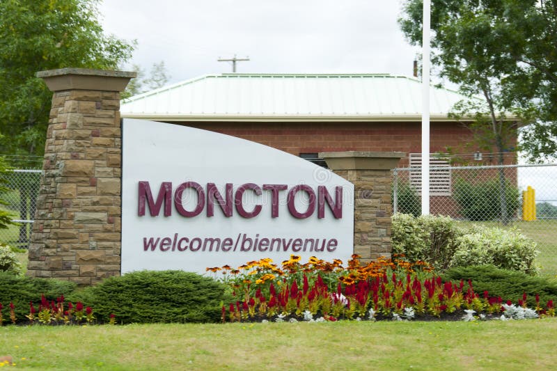 Moncton City Sign Canada Stock Photos - Free & Royalty-Free Stock ...