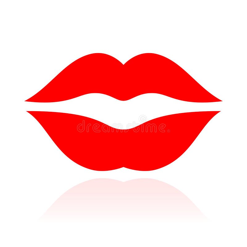 Mond vectorpictogram vector illustratie. Illustration of pictogram ...