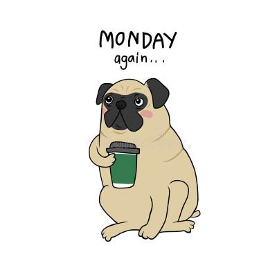 Monday Cartoon Coffee Mug Stock Illustrations – 230 Monday Cartoon ...