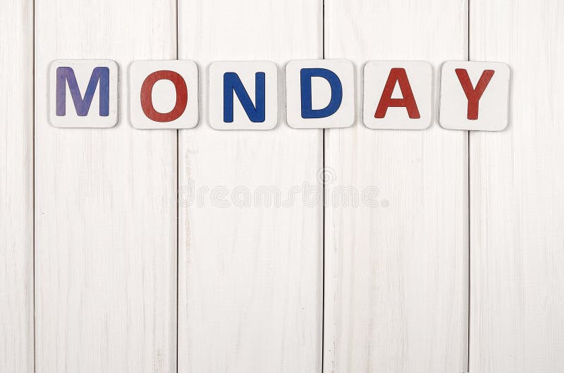 Happy Monday stock image. Image of hang, life, words - 47129521