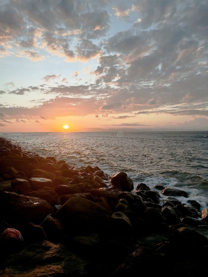 Monday Morning at the Sea Sunrise Stock Photo - Image of morning ...