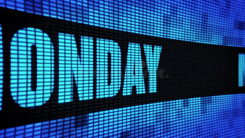 Advertising Side Text Scrolling LED Wall Pannel Display Sign Board ...