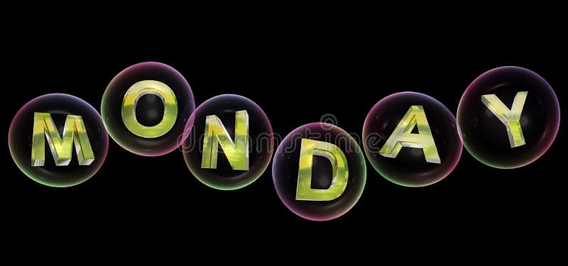 Monday word on white sand stock image. Image of monday - 119345749