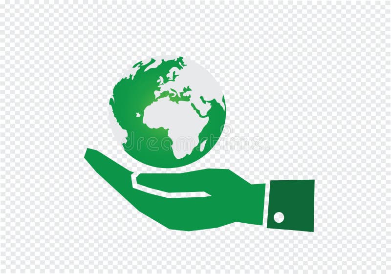 Main Tenant La Carte De Globe Du Monde Illustration de Vecteur ...