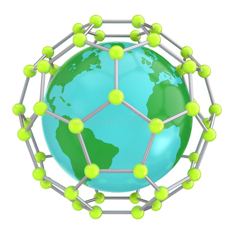 Monde nano de la Science illustration stock. Illustration du symbole ...