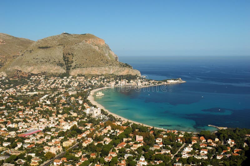 Mondello stock image. Image of monte, gallo, tourism - 27755373