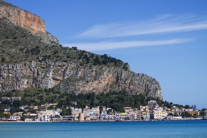 Mondello, Sicily stock image. Image of tourism, italy - 41416603