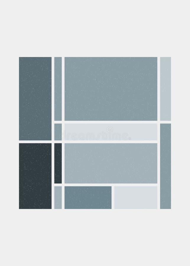 Mondrian Style Art Colorful Logo Design Illustration Stock Vector ...