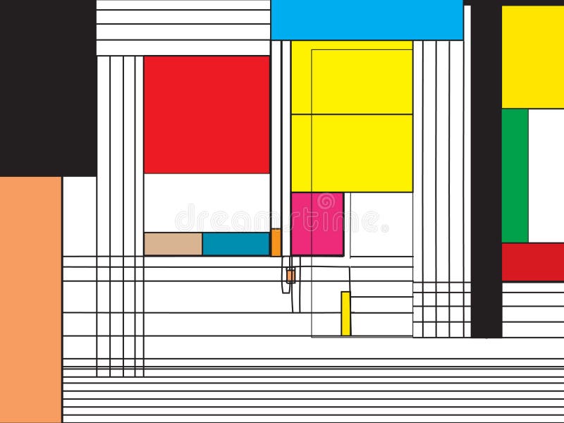Mondrian Colors Stock Illustrations – 772 Mondrian Colors Stock ...