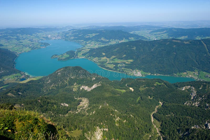 The Mondsee in Austria stock image. Image of alpine, view - 21579985