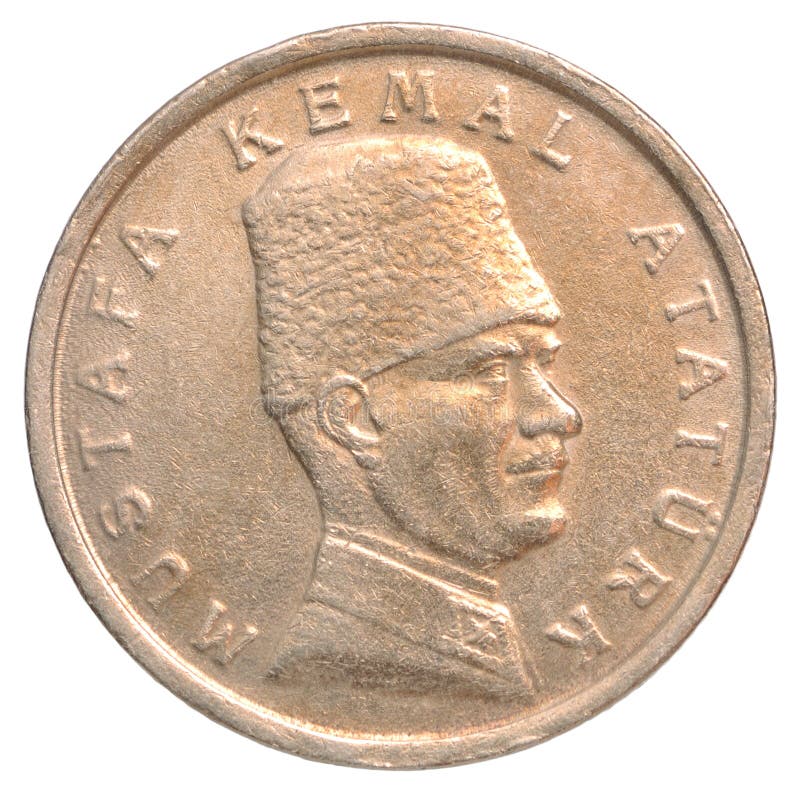 Una lira turca imagen de archivo. Imagen de plata, brillo - 41396791