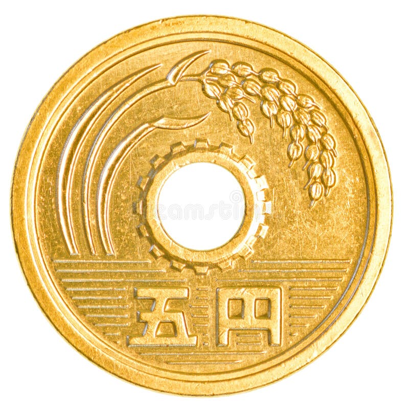 Moneda De 10 Yenes Japoneses Imagen de archivo - Imagen de primer ...