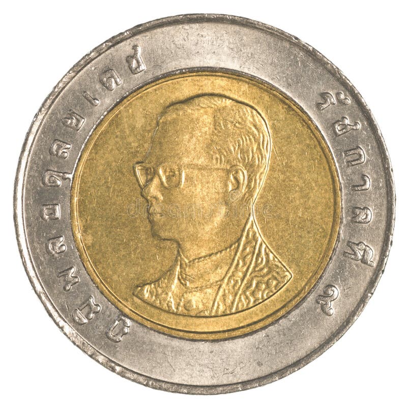 Los Billetes De 100 Baht Tailandeses Se Apilan Sobre El Fondo De Un ...