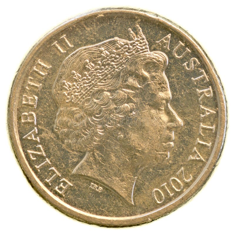 Moneda Del Dólar Australiano 2 Foto de archivo editorial - Imagen de ...
