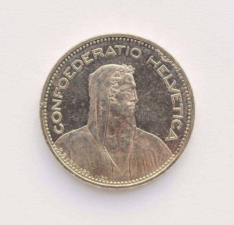 Moneda Del Franco Suizo (CHF) Foto de archivo - Imagen de gane, oferta ...