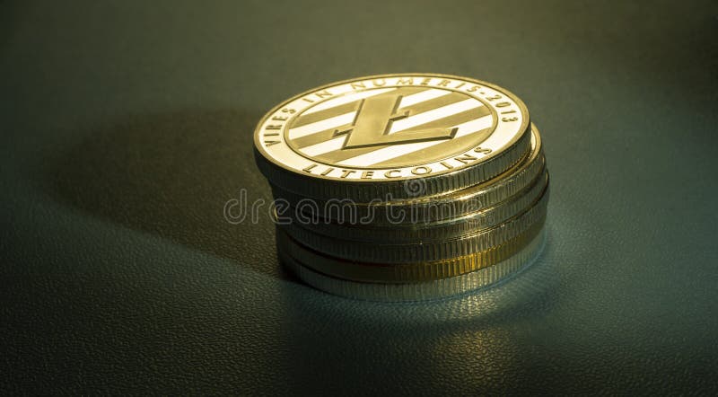 Moneda Digital Criptomoneda Litecoin Foto de archivo - Imagen de ...