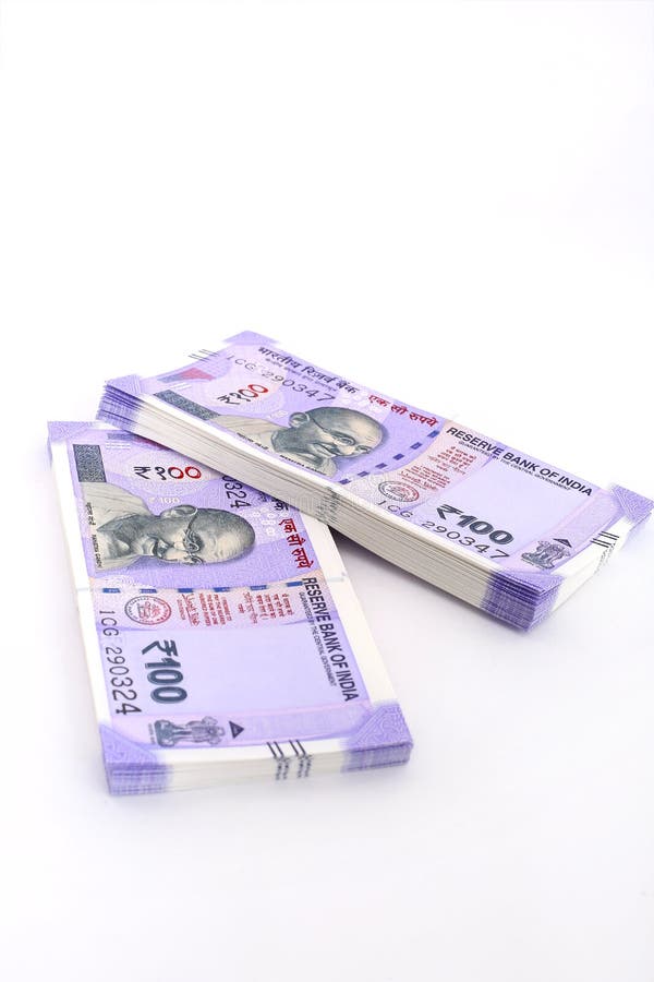 Moneda India, Nueva Moneda De La Rupia India 100 Imagen de archivo ...