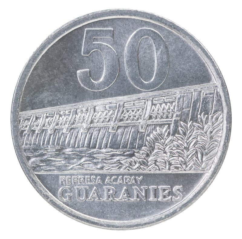 Moneda Paraguay Guarani foto de archivo. Imagen de mercado - 135916254