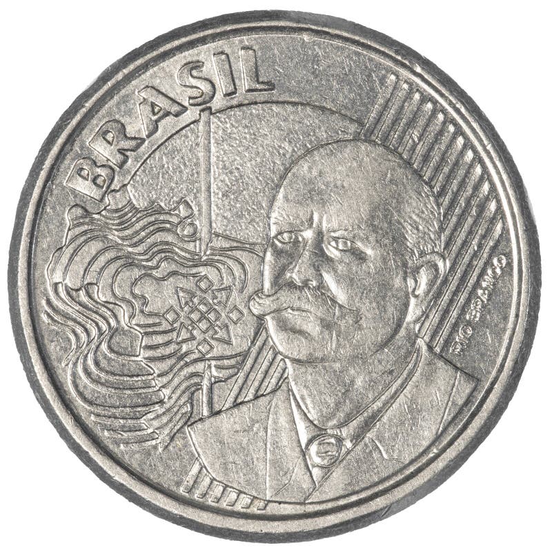 Una moneda real brasileña imagen de archivo. Imagen de banca - 37552415